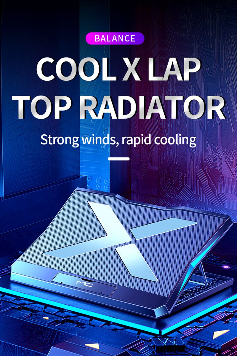 Laptop Cooler Cooling Fan Laptop 6 Strong Fan USB Fan Laptop Laptop ...