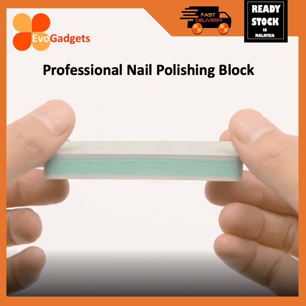 EvoGadgets Nail Polish Block / Nail Buffer / Nail Buffering / Pengilat ...