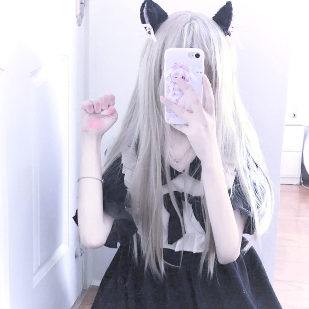 Cute Japanese Cat Ears Anime Lolita Hair Accessories Ears Cosplay ...