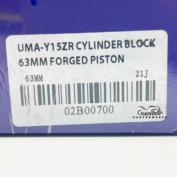 UMA RACING 100% ORIGINAL BLOCK 63MM Y15ZR / LC135 4S 5S / FZ150 / Y16 ...