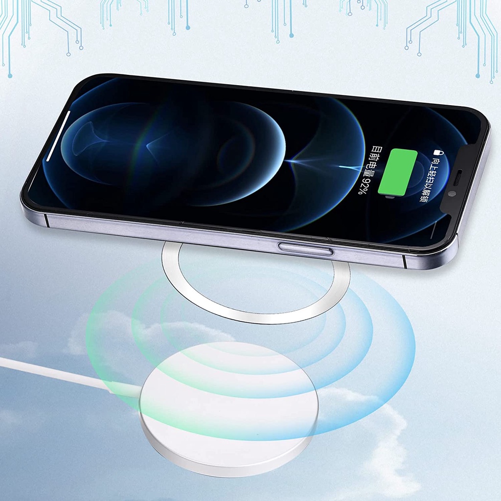 BlueWow Universal Magnetic Metal Plate Ring Sticker For Magsafe | Shopee Malaysia