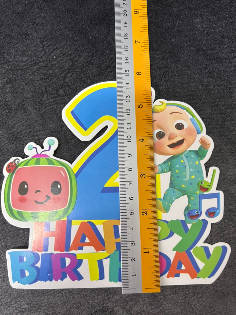 Party Deco Cocomelon Cake Topper 1st year old and 2nd years old ...