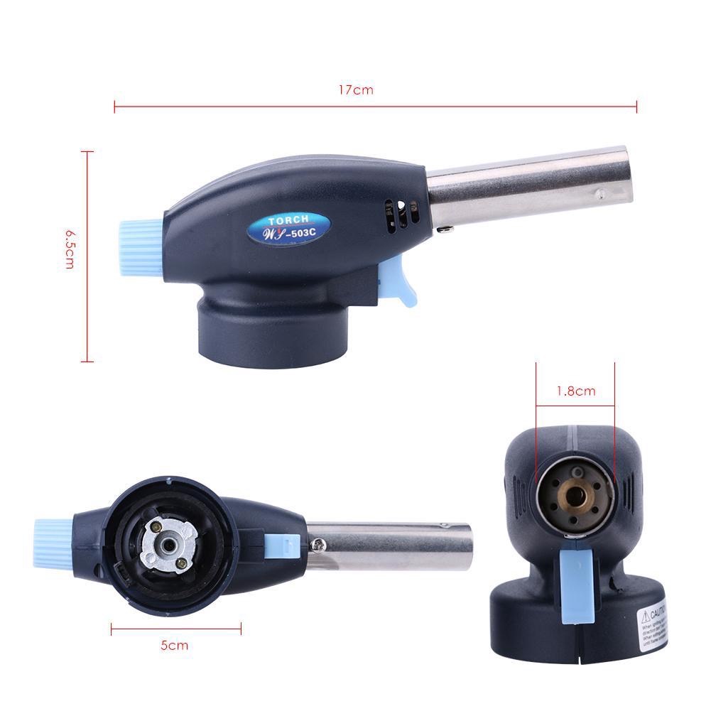 Gas Torch Flame Jet Gun Fire Torch Butane Welding Lighter BBQ Auto ...