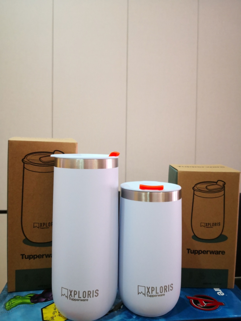 3 Sizes: Tupperware Xploris Flask 350ml/ Xploris 470ml/ 450ml Easy Open Flask hot flask coffee ...