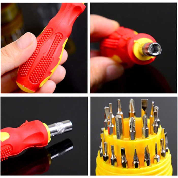 QuickBuy 31-In-1 Screwdriver Set Interchangeable Precise Manual Tool ...