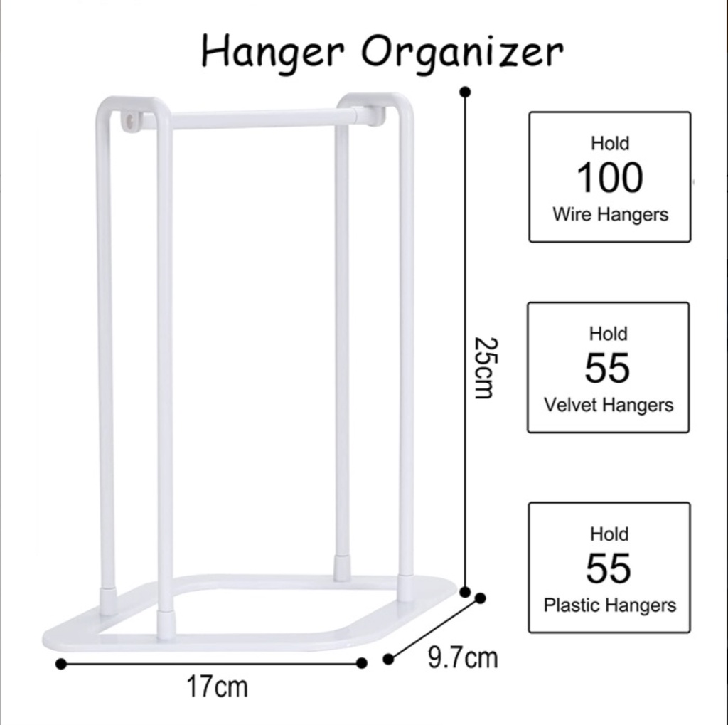 Hanger Organizer Holder Hanger Storage Hanger Stand Hanger Stacker Rack ...