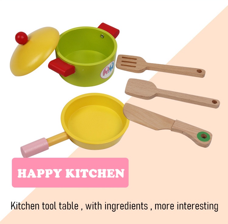 【Japanese Wooden Kitchen Playset】 Japanese Kitchen Playset Toys Cooking ...