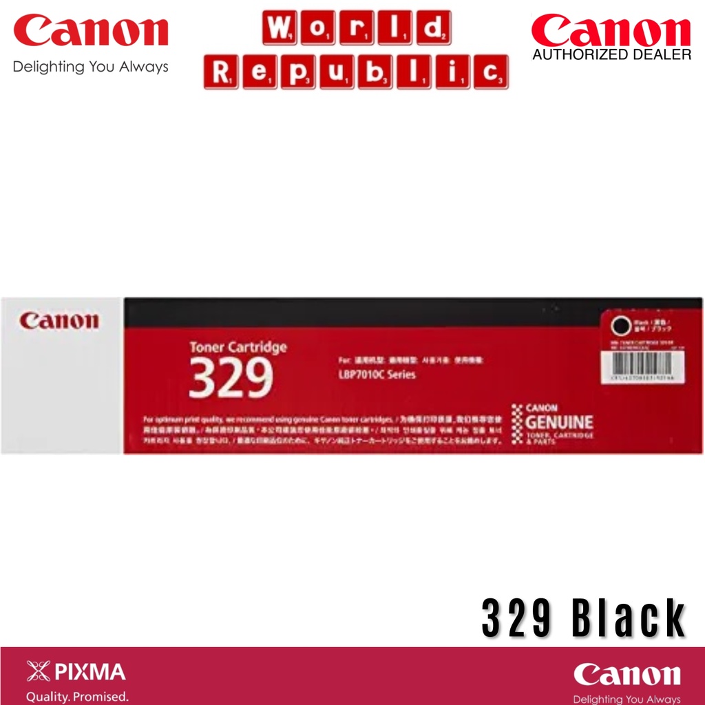 Canon Original Cart 329 329Black 329Cyan 329Magenta 329Yellow 329BK ...