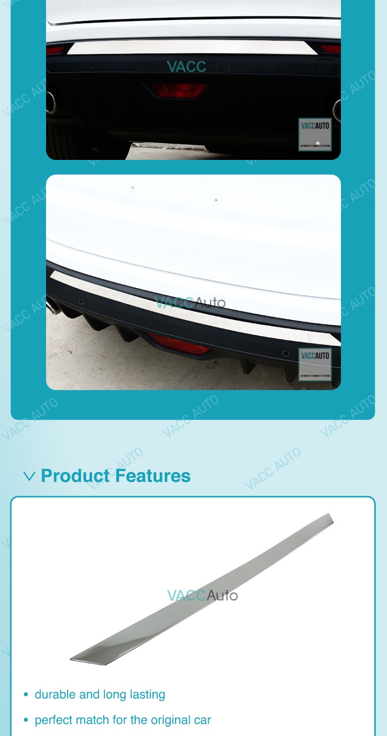 Proton X50 Rear Bumper Chrome Lining Rear Bumper Lip Panel Moulding ...