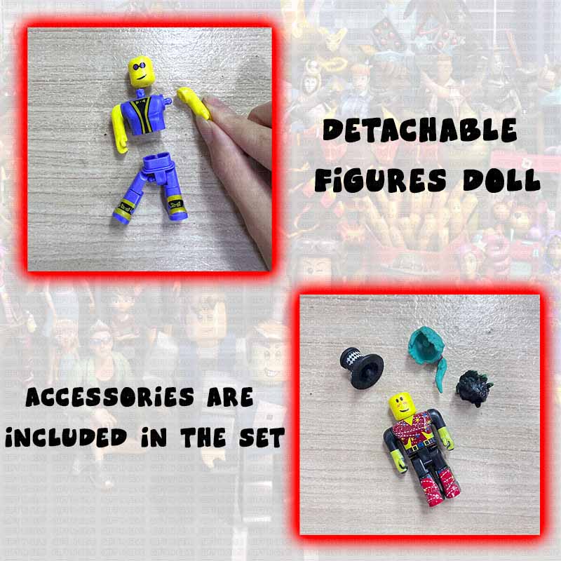 ROBLOX Virtual World Game Puppet Building Block Doll Figure Toy ...