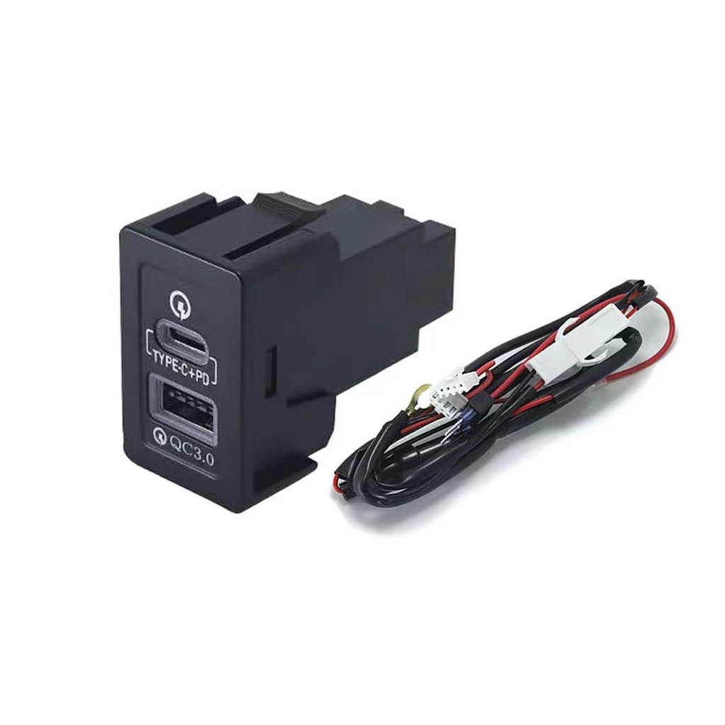 Car Quick Charger Type-C PD QC3.0 USB Interface Socket for Suzuki SX4 ...