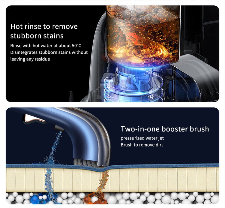 Deerma Hot Rinsing Fabric Cleaning Machine BY200 spray suction Mattress ...