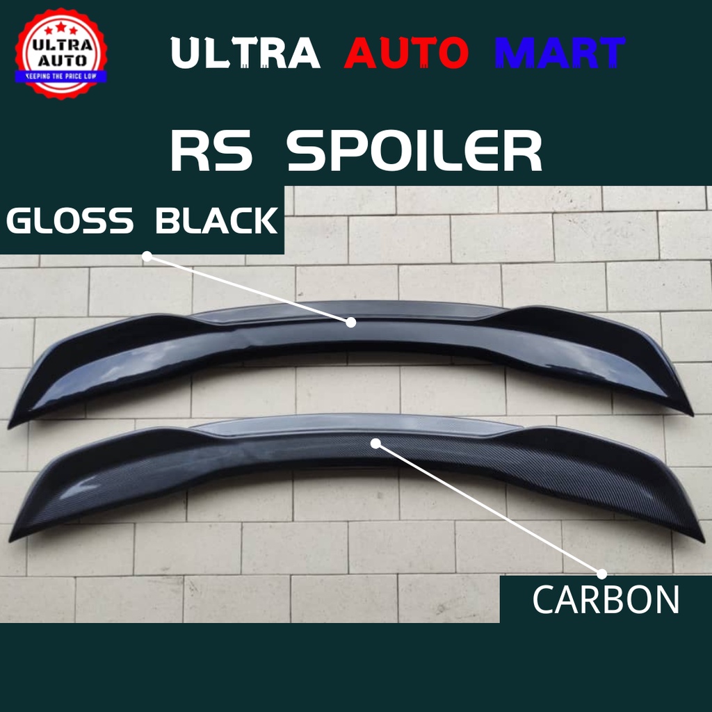 CIVIC FE RS SPOILER DUCKTAIL BOOT LIPS 2021 2022 HONDA RS LIP SPOILER ...