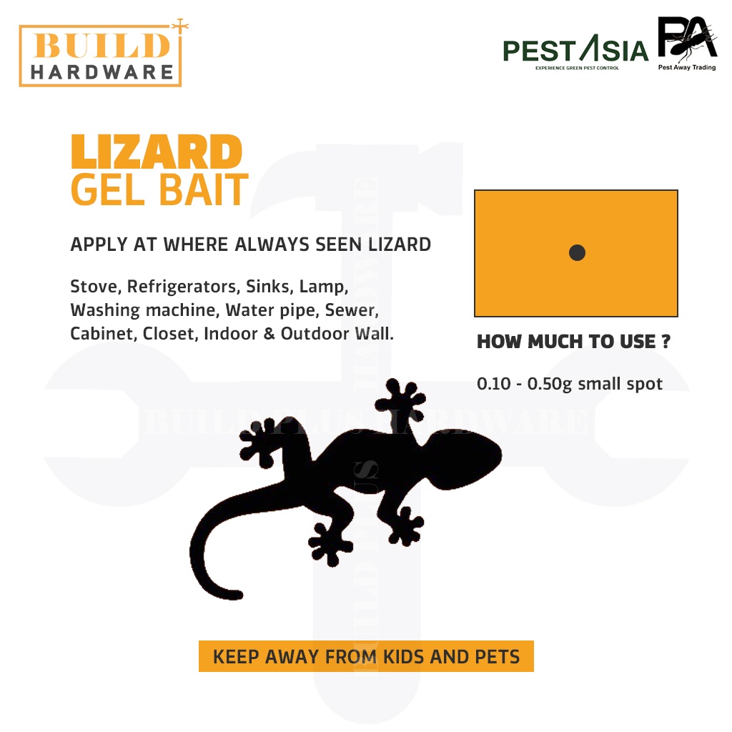 PEST ASIA Ants/Cockroach/Lizard/Drain Pest Killing Eco Gel Bait 10g/30g ...