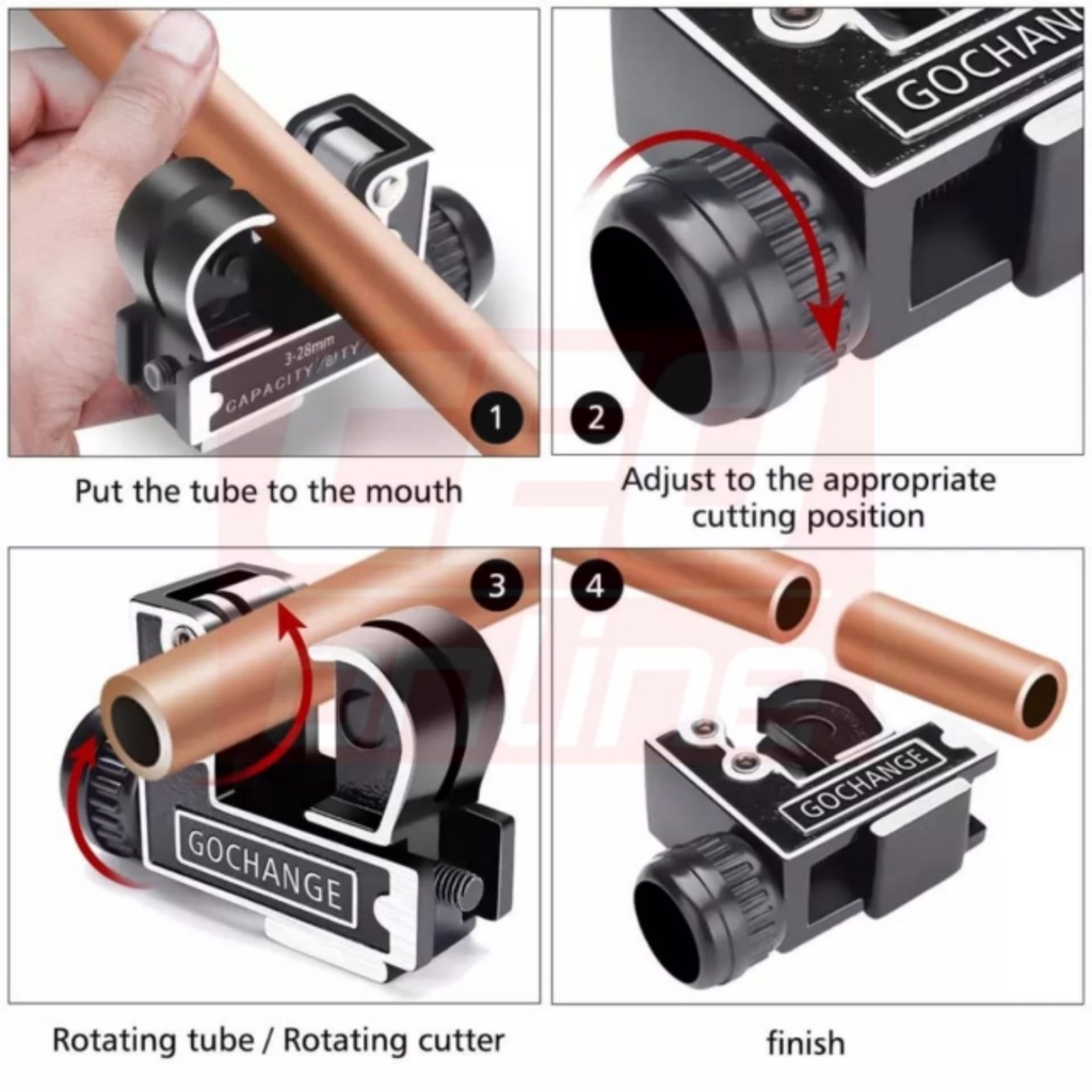 CEO 🇲🇾 Pipe Cutter Copper Aluminum Alloy Tube Cutter 3-28mm Pipe Tubing ...
