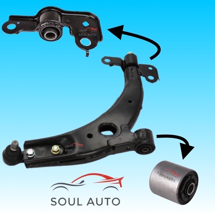 Naza Citra Kia Spectra Sephia Caren 2 Front Lower Arm Bush Set | Shopee ...