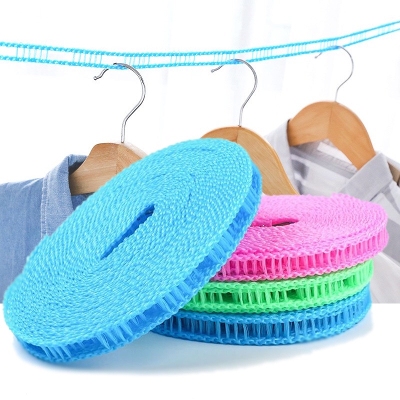 B058_plastic clothesline with smart holes 4.5m long without bag - Multi ...