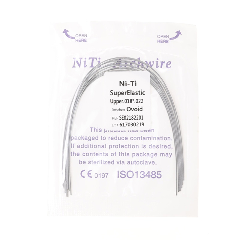 10pcs/Pack Dental Super Elastic Niti Rectangular Ovoid Wires Arch Wire ...