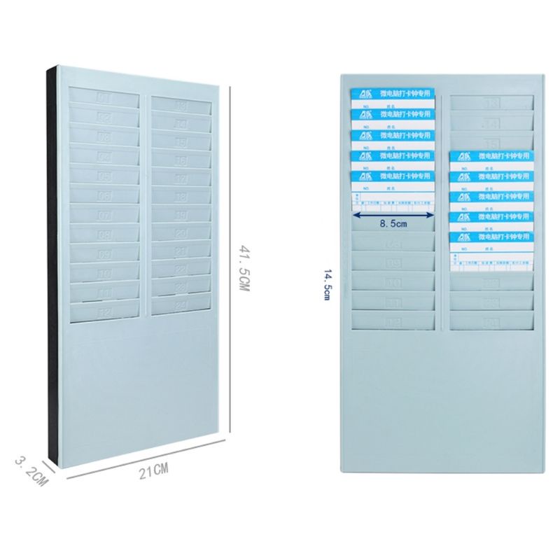 TIMI® Punch Card Rack / Punch Card Holder丨24slot 50slot Punch Card ...