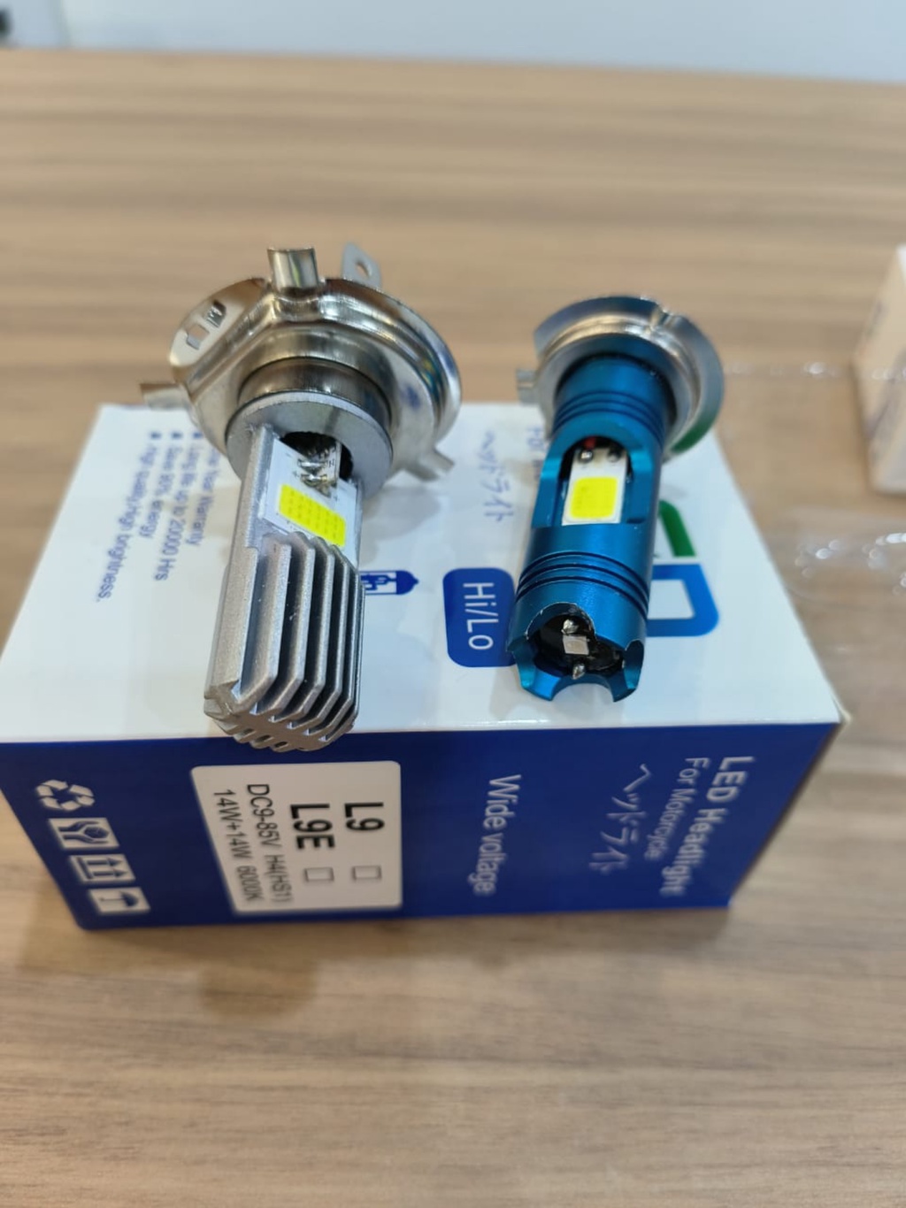 Led Motorcycle Headlight Head Lamp Buld Led H7 H4 Lampu Led 14w 12w ...