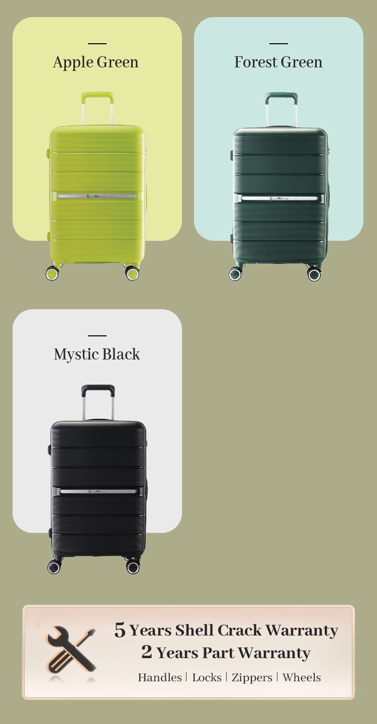 Case Valker Signature Hana 24" Unbreakable Polypropylene TSA Luggage ...