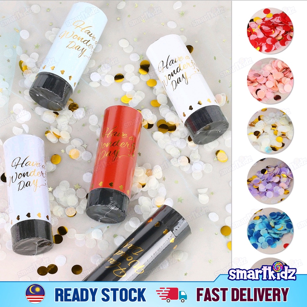 [1pcs] Popper Pop Confetti Mini Poppers Wedding Anniversary Graduation ...