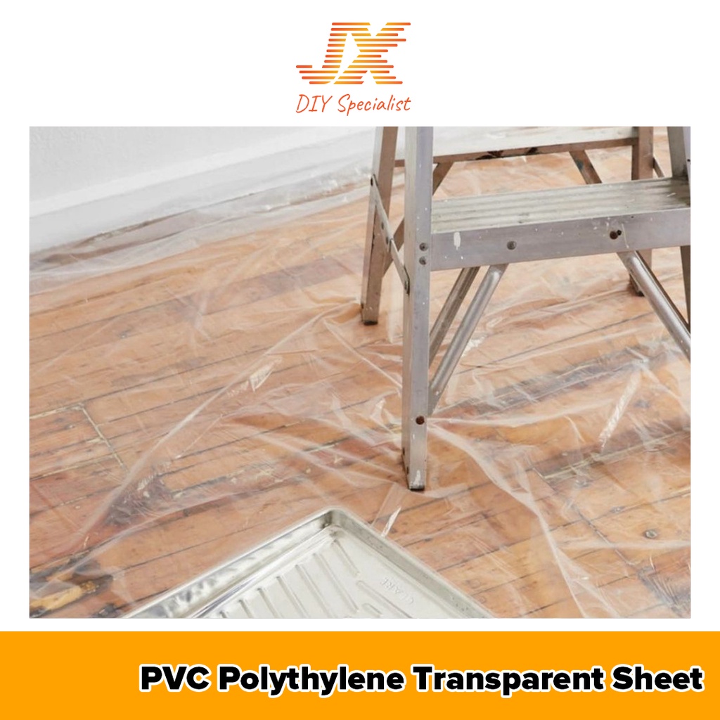 Multipurpose Plastic Sheet 9' X 30' Drop Plastic Protective Sheet Dust ...