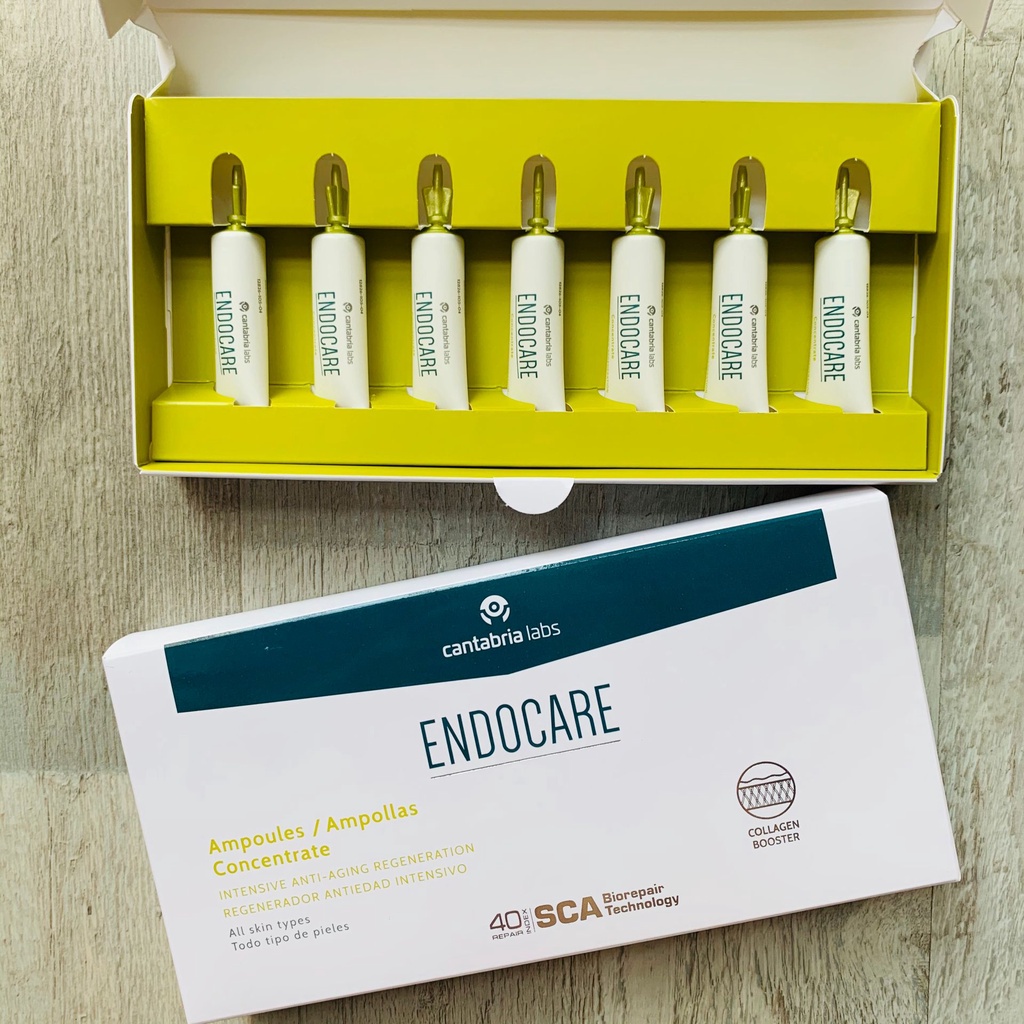 ENDOCARE CONCENTRATE AMPOULES SCA40 1ml x 7 (Expiry: March 2026)Skin ...