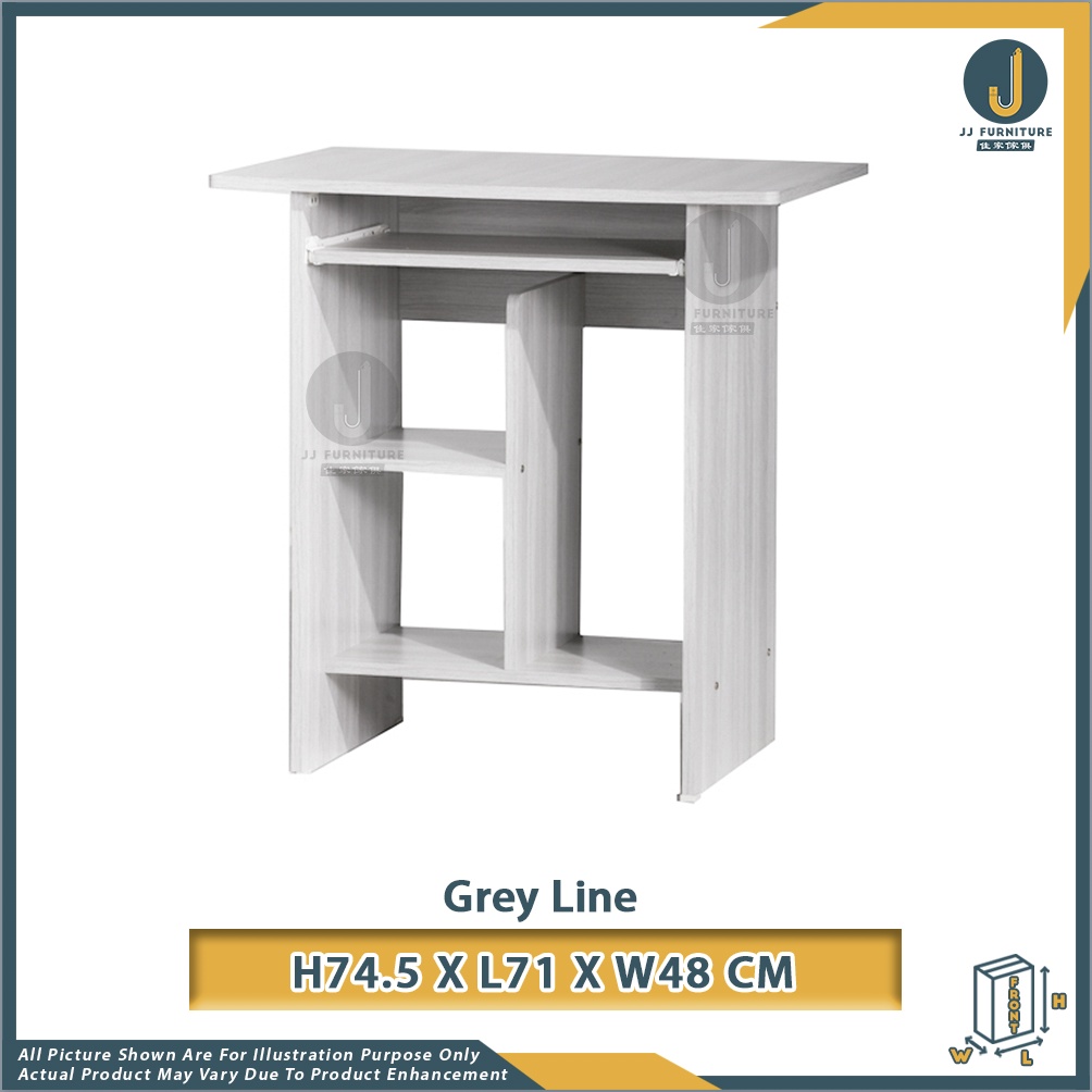 [JJ Furniture DIY] Suria Computer Table Desk Workstation with Keyboard ...