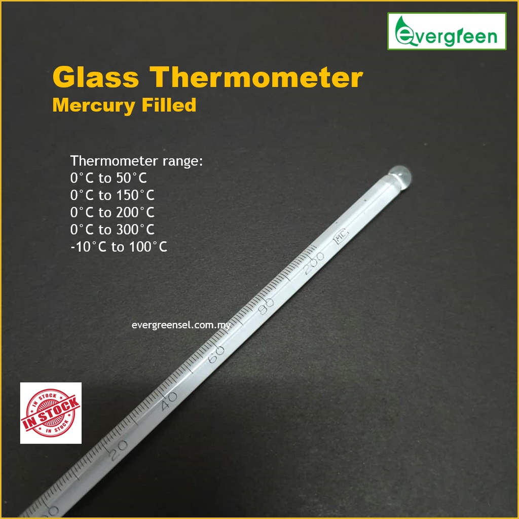 ( Promo ) Mercury-Filled Glass Thermometer with Hard casing | Shopee Malaysia