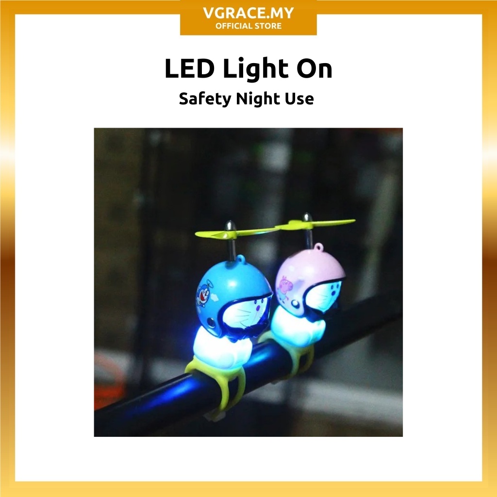 [Local Ready Stock] Doraemon Horn Light Bamboo Car Motor Grab FoodPanda ...