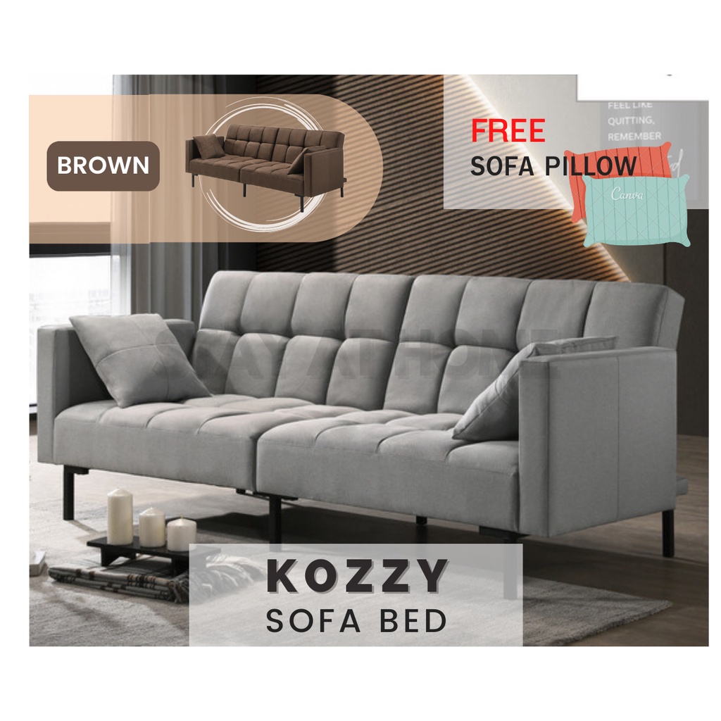 [READY STOCK] STAY KOZZY 4 Seater Sofa Bed Living Room Sofa Ruang Tamu ...