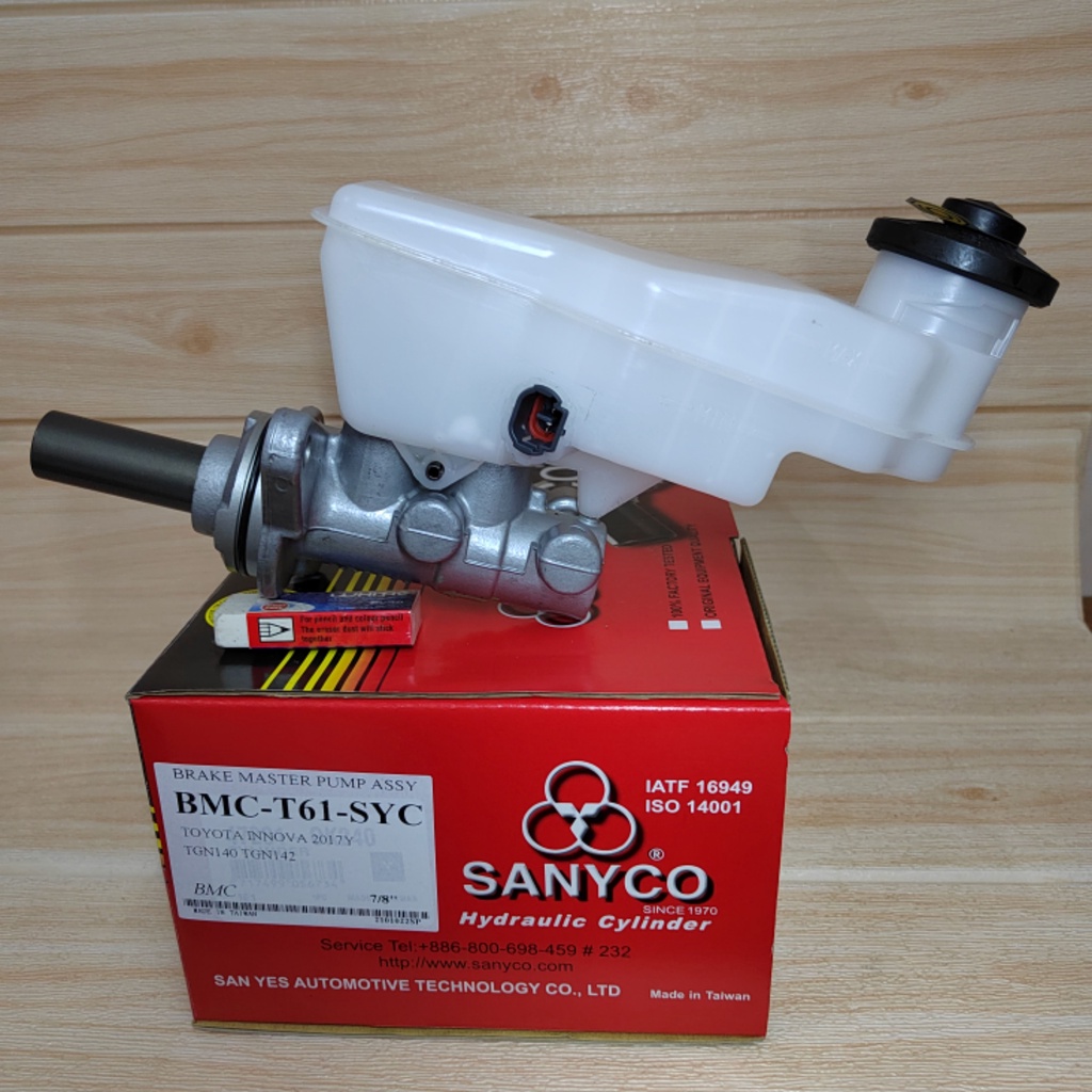 TOYOTA INNOVA TGN140 2017Y BRAKE MASTER PUMP CYLINDER BMC-T61-SYC ...