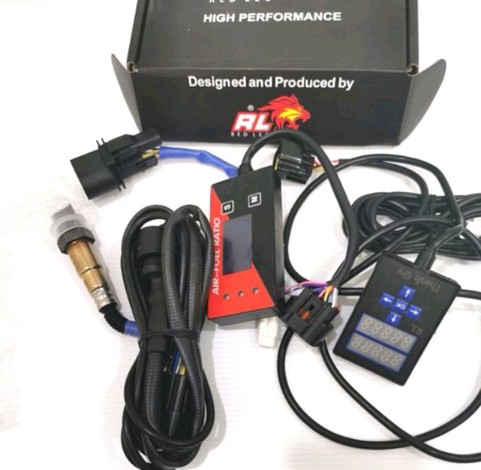 RED LEO AFR Wideband Air Fuel Ratio Metre Sensor Set Redleo Tuning Dyno ...