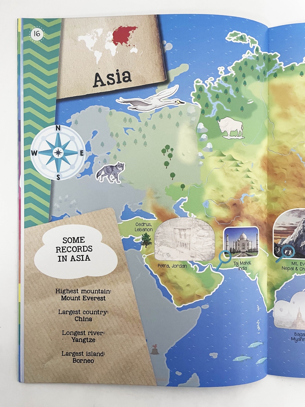 Wonders of the World Atlas Activity Book with Stickers & Poster For ...