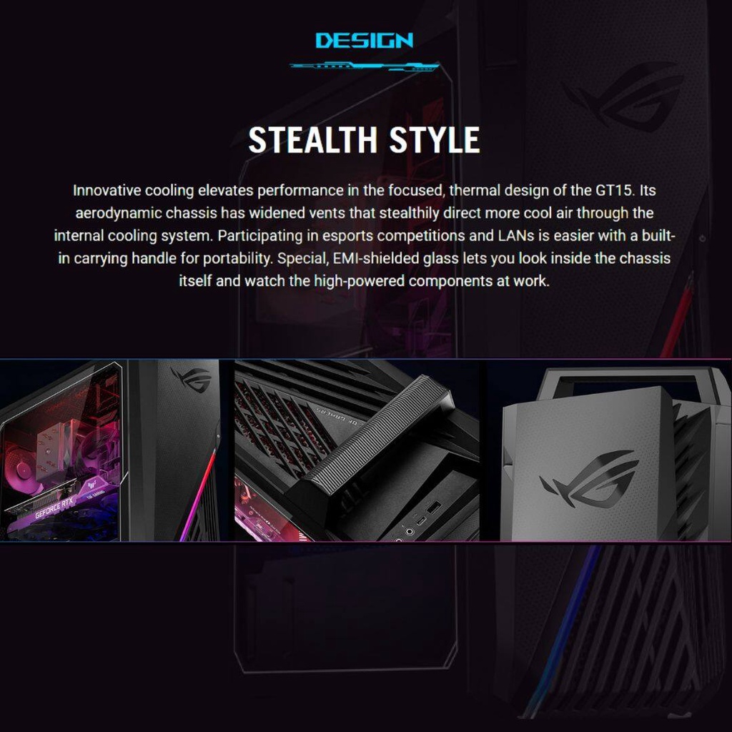 ASUS Gaming Desktop Tower ROG Strix G15 (Intel® Core™ i5-12400F/16GB ...