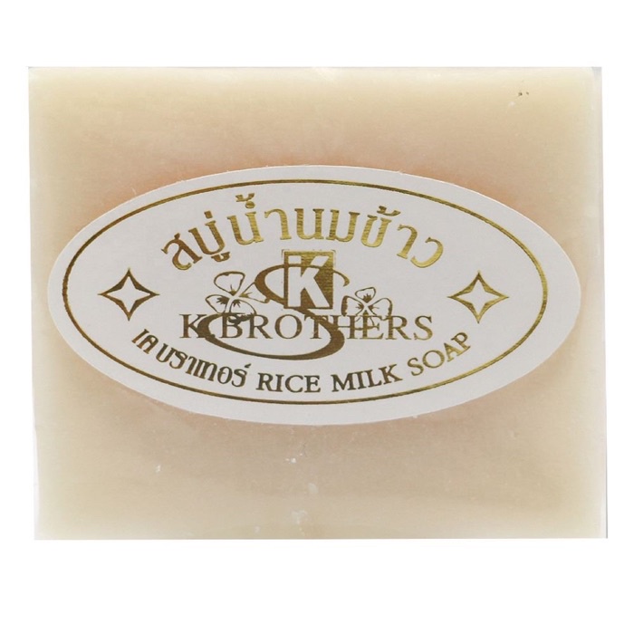 Halal Thailand Product K Brothers Rice Milk Soap with Whitening Gluta ...