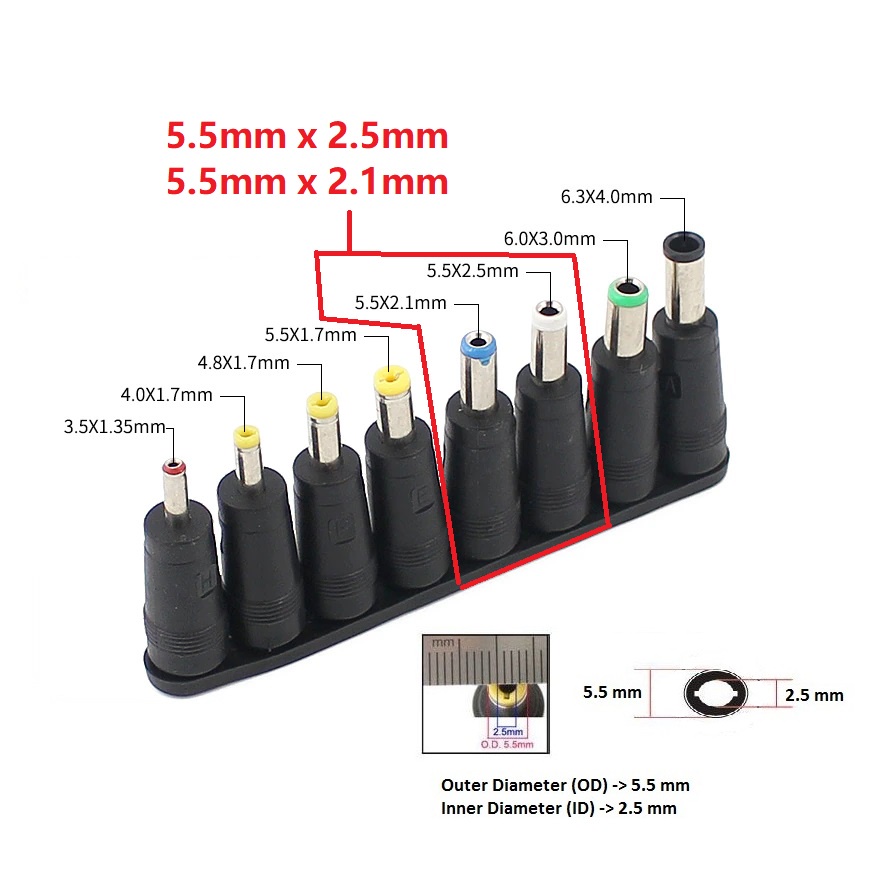 AC to DC Adapter UK Plug Power Supply Adapter 5V 1A 2A 9V 1A 2A 12V 1A ...