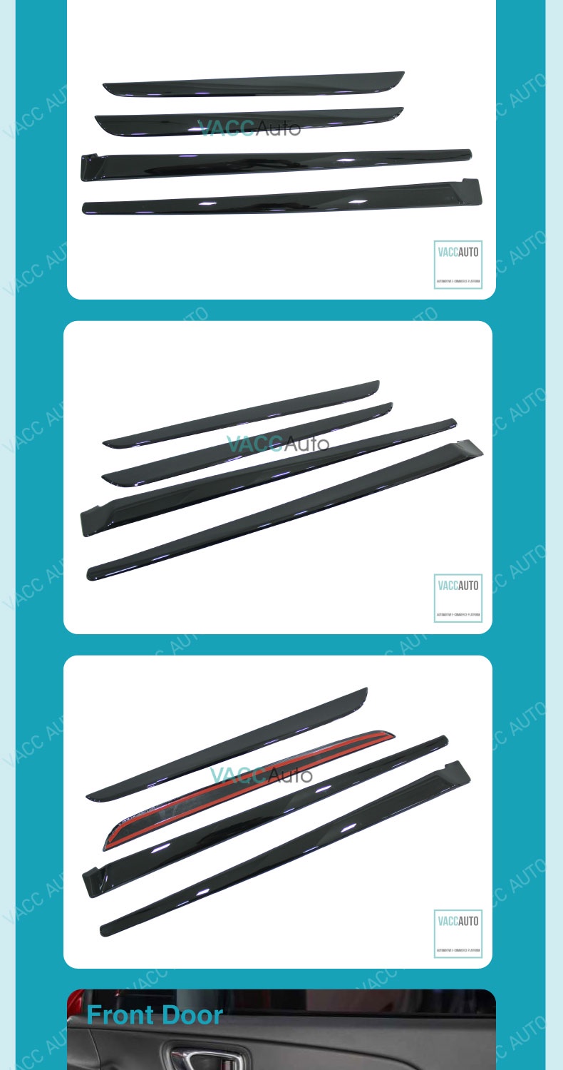 Honda HR-V Door Black Panel Protector Side Door Trim Panel Fits For HRV ...