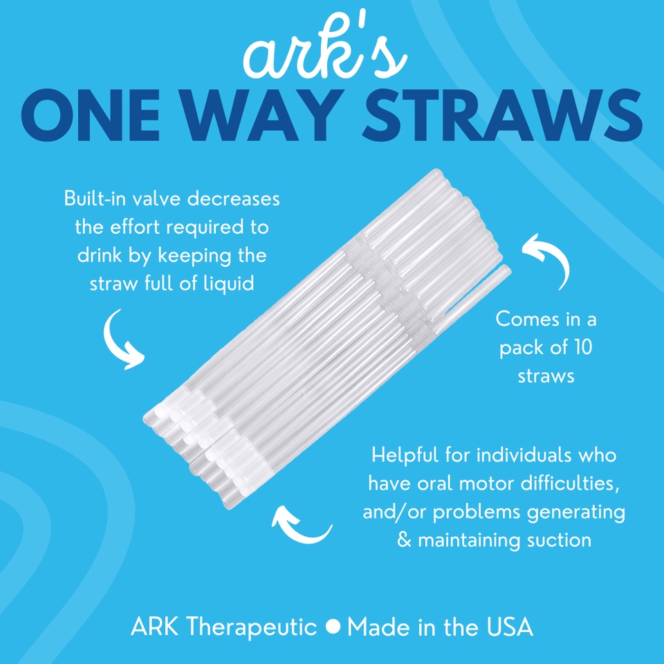 ARK's One Way Straws With Valve Make Drinking Easier For Individuals ...