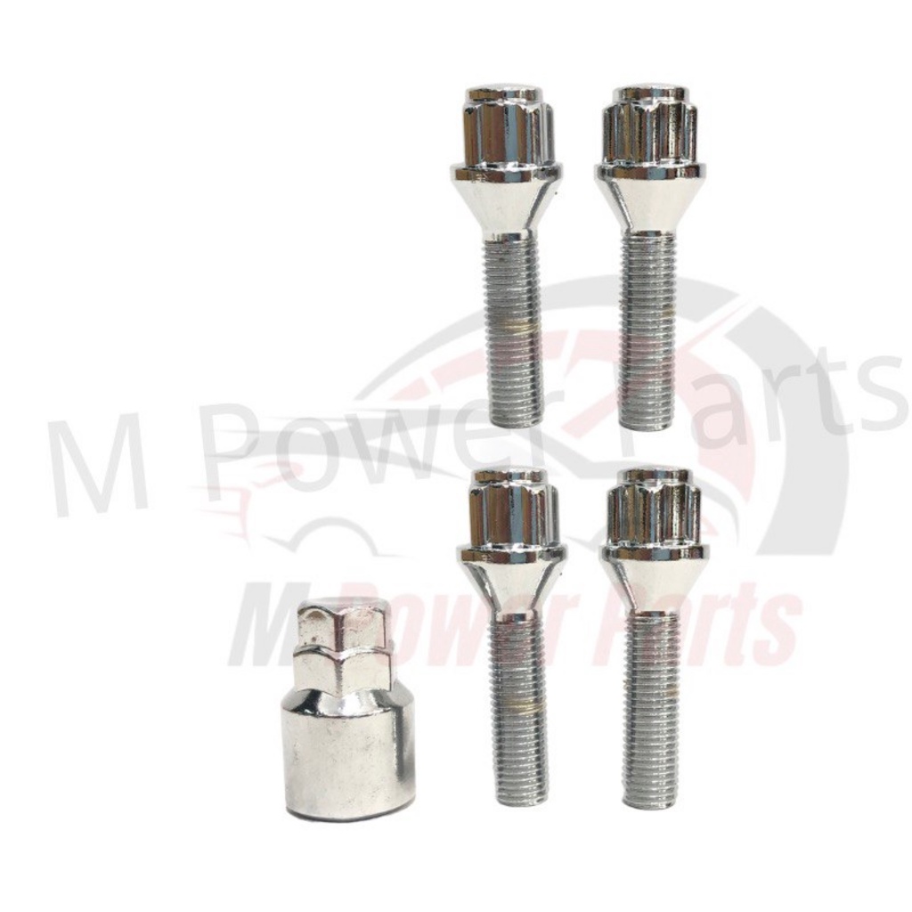 Mercedes,BMW Wheel Lock Nut Cone Type M12X1.5 25mm,40mm BMW Wheel Nut ...