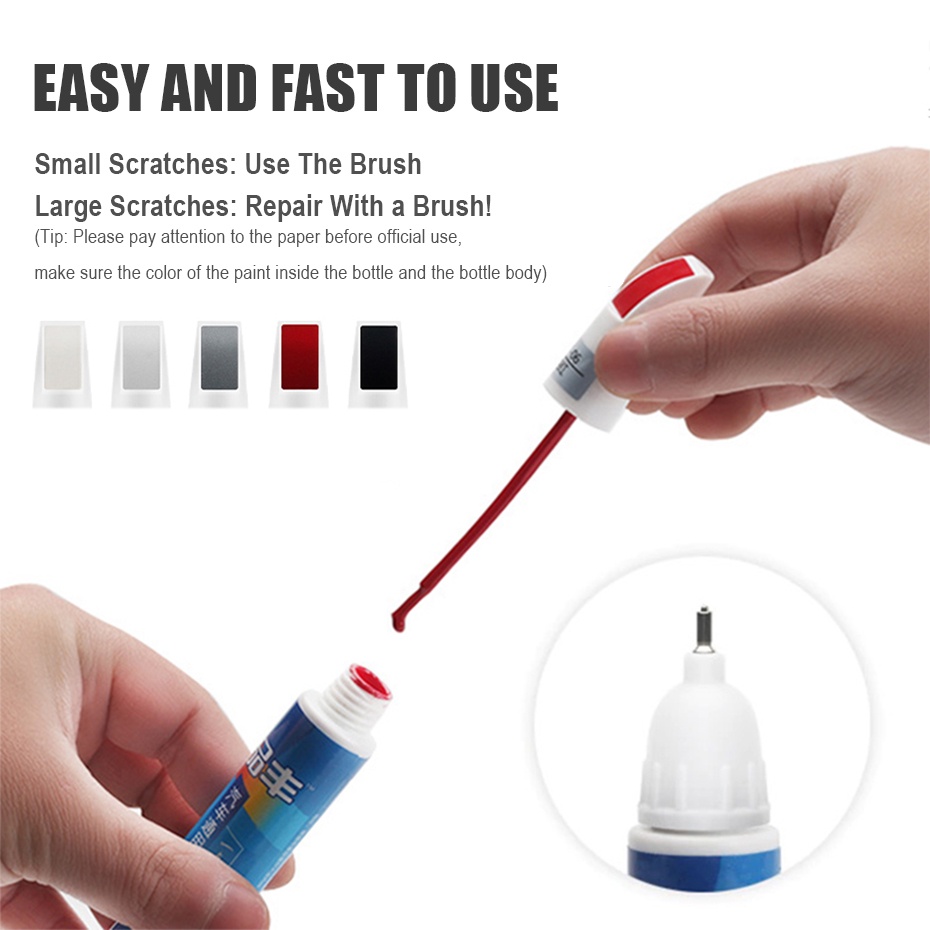SEAMETAL Car Paint Repair Pen Scratch Remover Waterproof Mending Auto ...