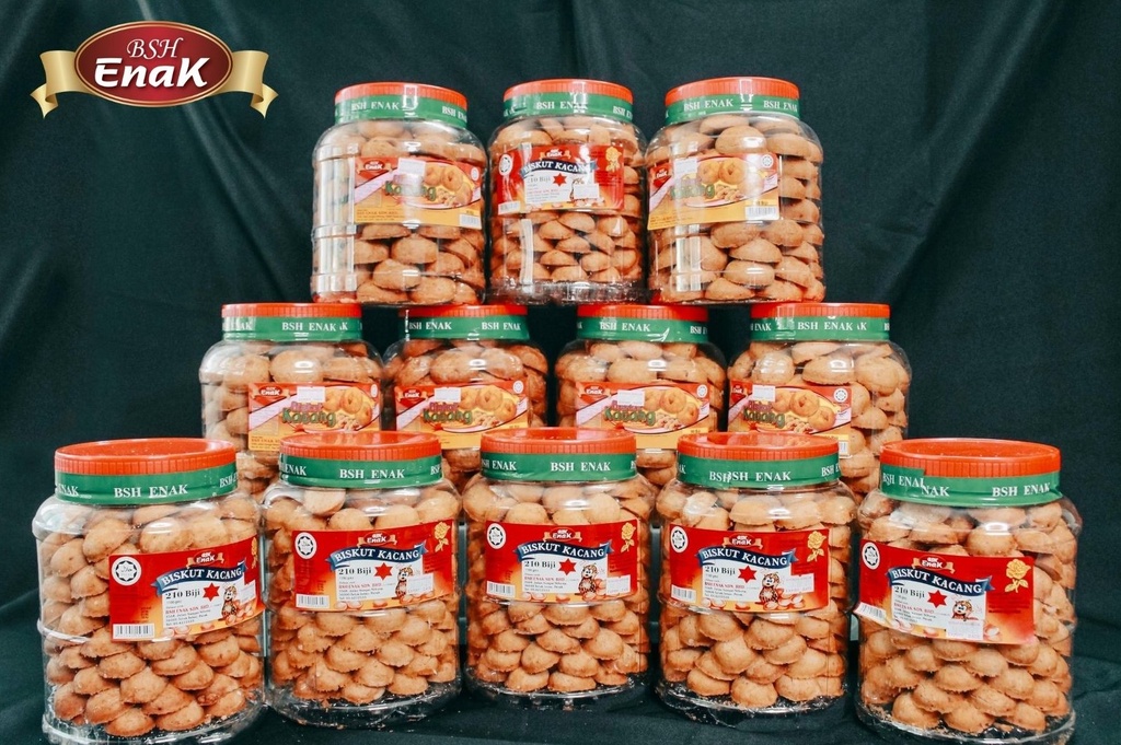 BSH ENAK Biskut Kacang Mazola Peanut Cookies (HALAL) Kuih Raya Legend ...