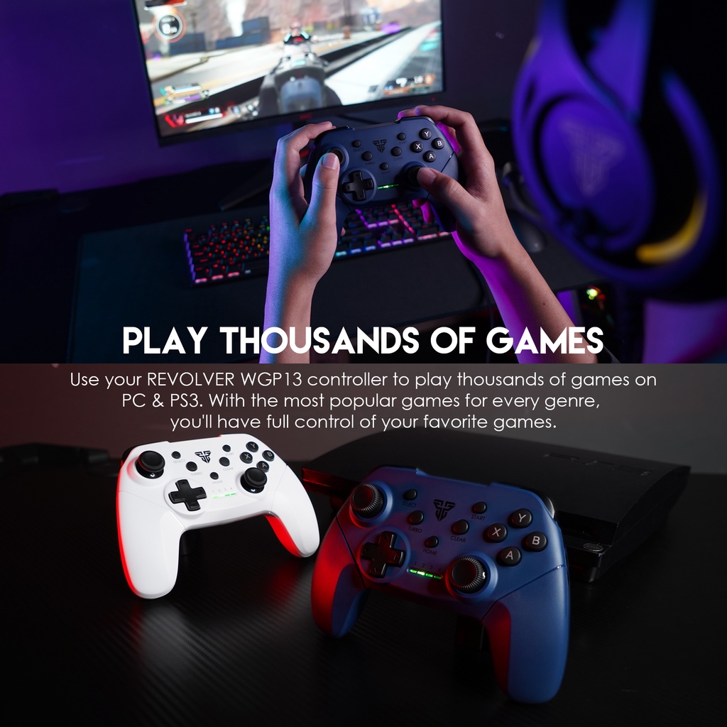 FANTECH WGP13 / WGP13S 2.4 G Wireless Gaming Controller PC Gamepad ...