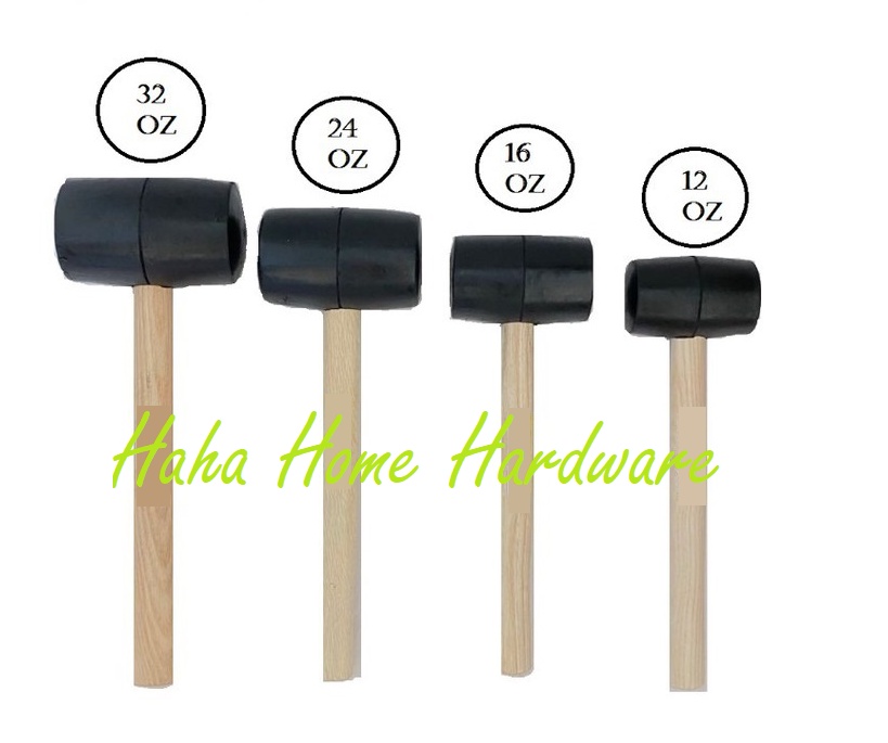 Wood Handle Rubber Mallet Hammer / Hammer Getah 木柄胶槌锤 ~Haha Home ...