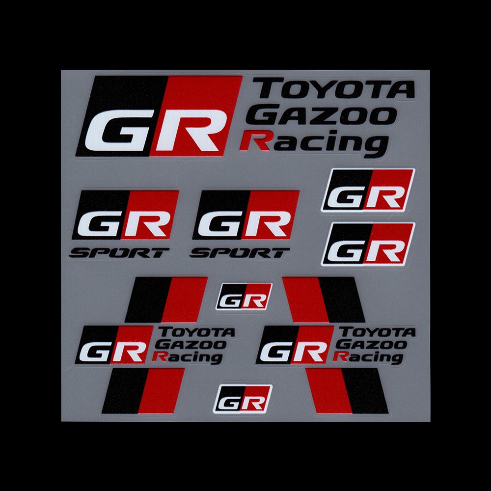 Car Sticker TOYOTA GAZOO RACING GR Logo Emblem Auto Decal Stickers ...