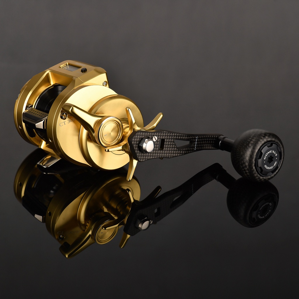 Gomexus 75mm BC Power Handle Jigging Carbon for Shimano Calcutta ...