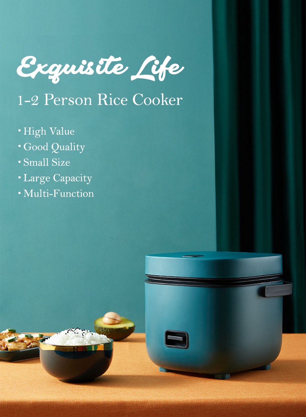 McJoden - MINI RICE COOKER Rice Cooker European Electric Cooker 迷你电饭煲 ...