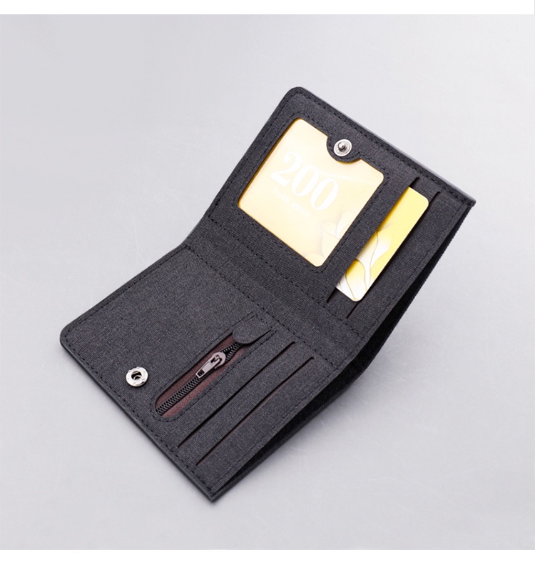 TC BW-028 Vertical Fabric Cotton Wallet Classic Fashion Stylish Easy ...