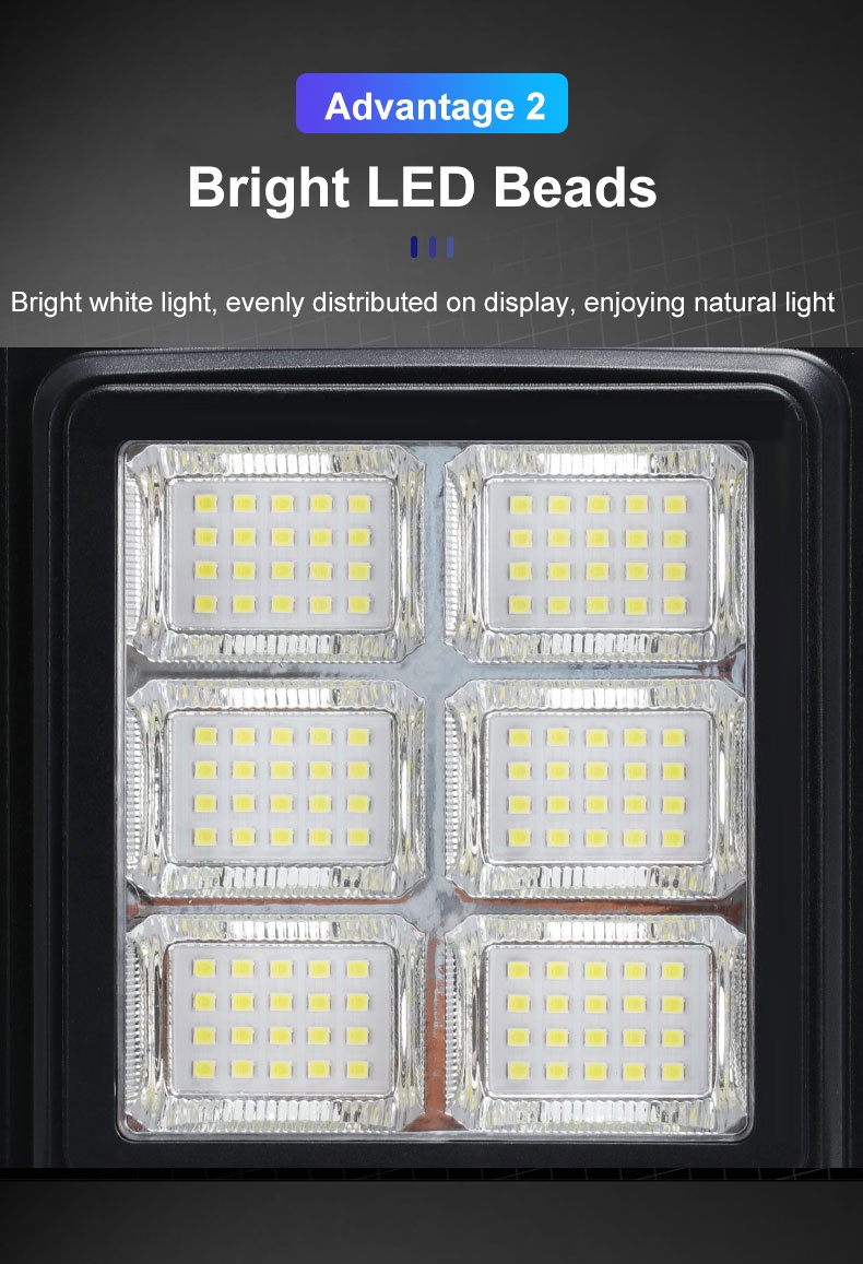 Lampu Solar light outdoor lighting 400W IP65 Waterproof Lampu Solar ...